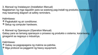 Manwal-ng-Produkto-G12-Piling Larang-TekBok | PPTX