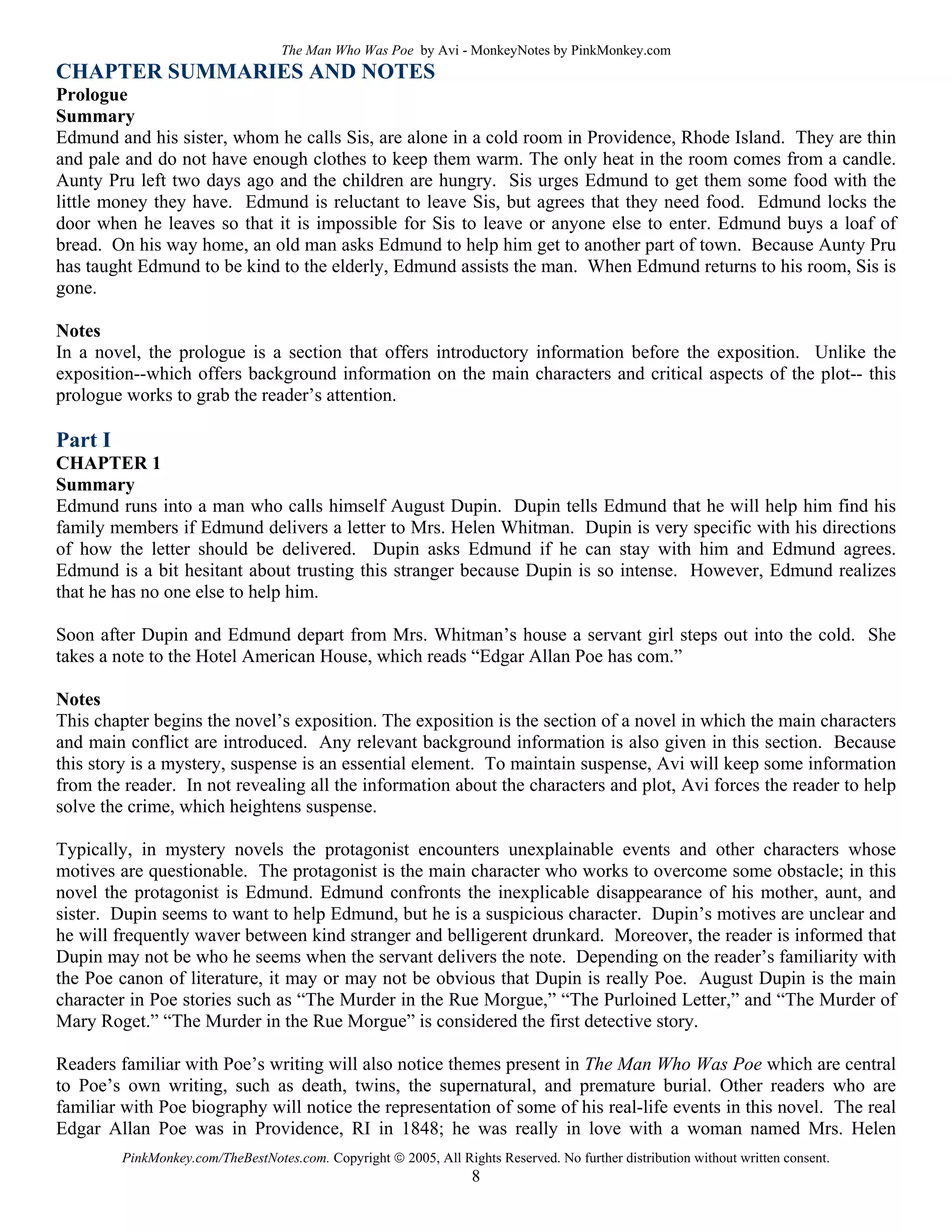 Man+who+was+poe+study+guide | PDF