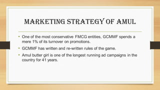 marketing class project in the form of a case study on AMUL | PDF
