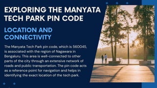 Manyata Tech Park Pin Code.pptx