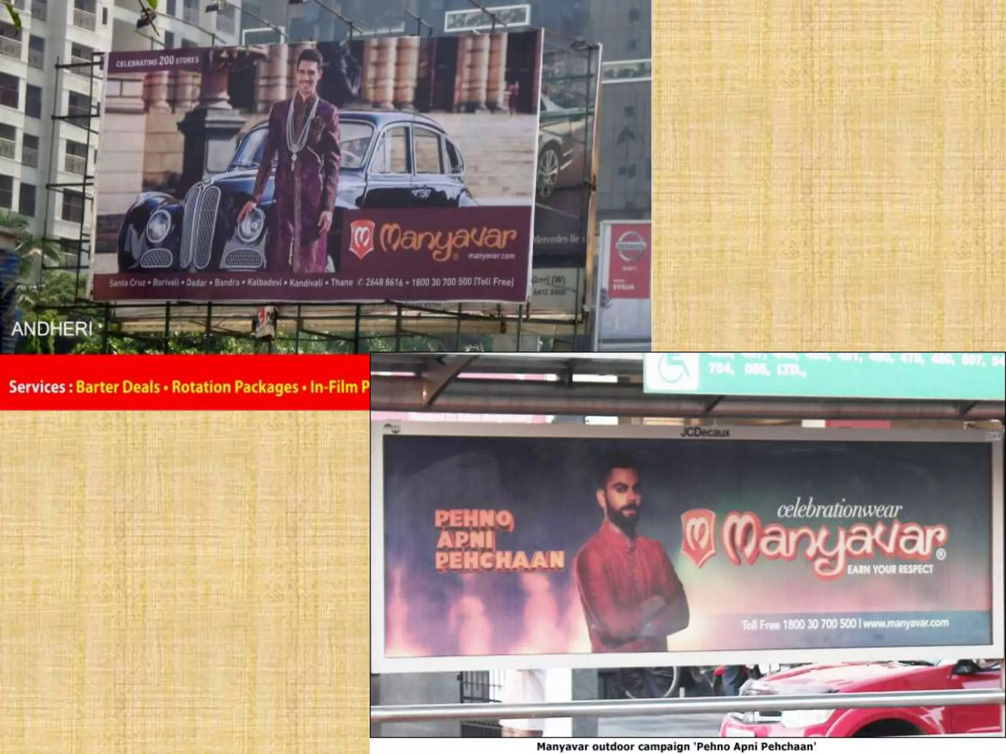 Manyavar advertising campaign | PPTX