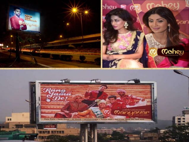 Manyavar advertising campaign | PPT