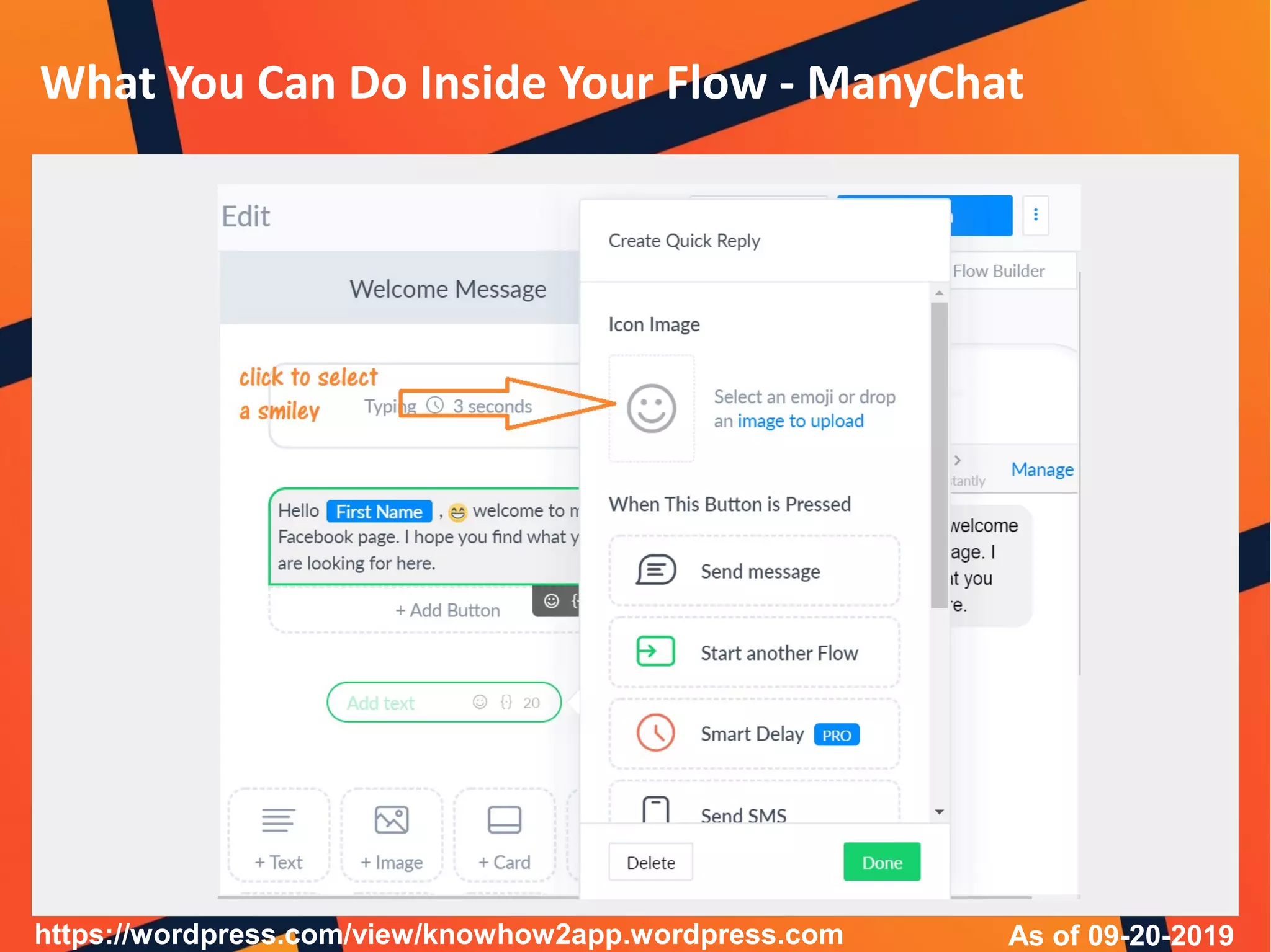 What You Can Do Inside Your Flow Manychat | PPT