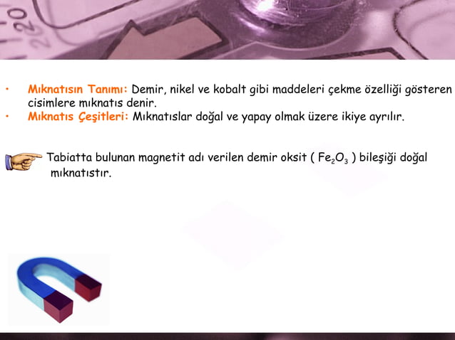 Manyetizma Ve Elektrik | PPT