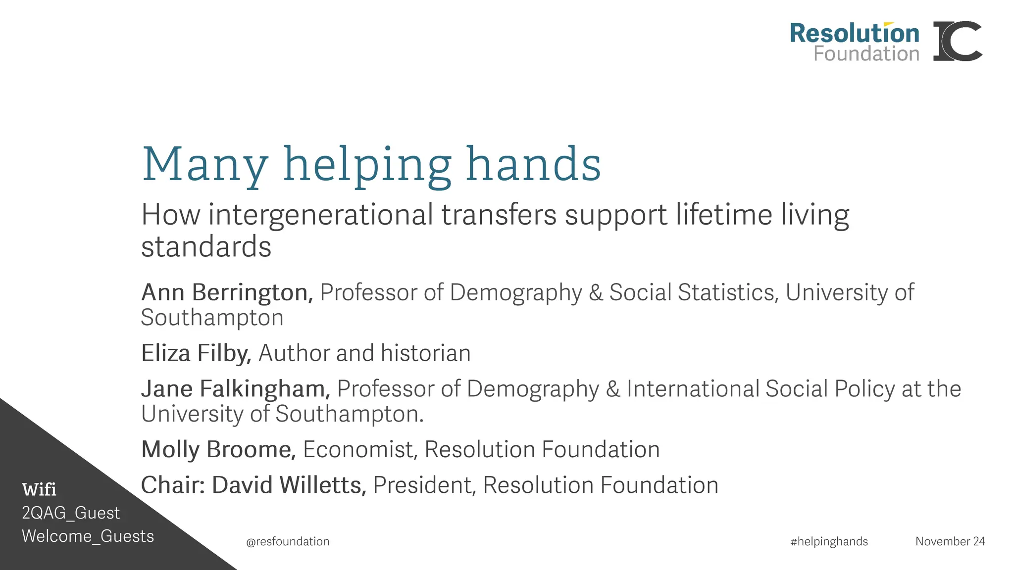 Many Helping Hands Event slides 21/11/24 | PDF