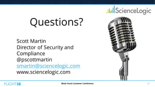 Customer Case Study: ScienceLogic - Many Paths to Compliance | PPT