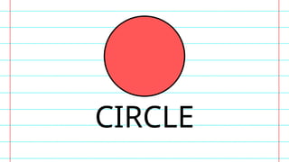 Different types of shapes and examples for kinder | PPTX