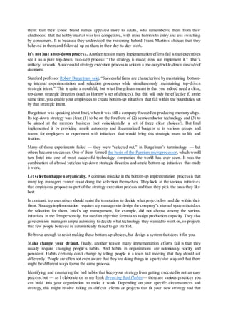 Many strategies fail because they’re not actually strategies | DOCX