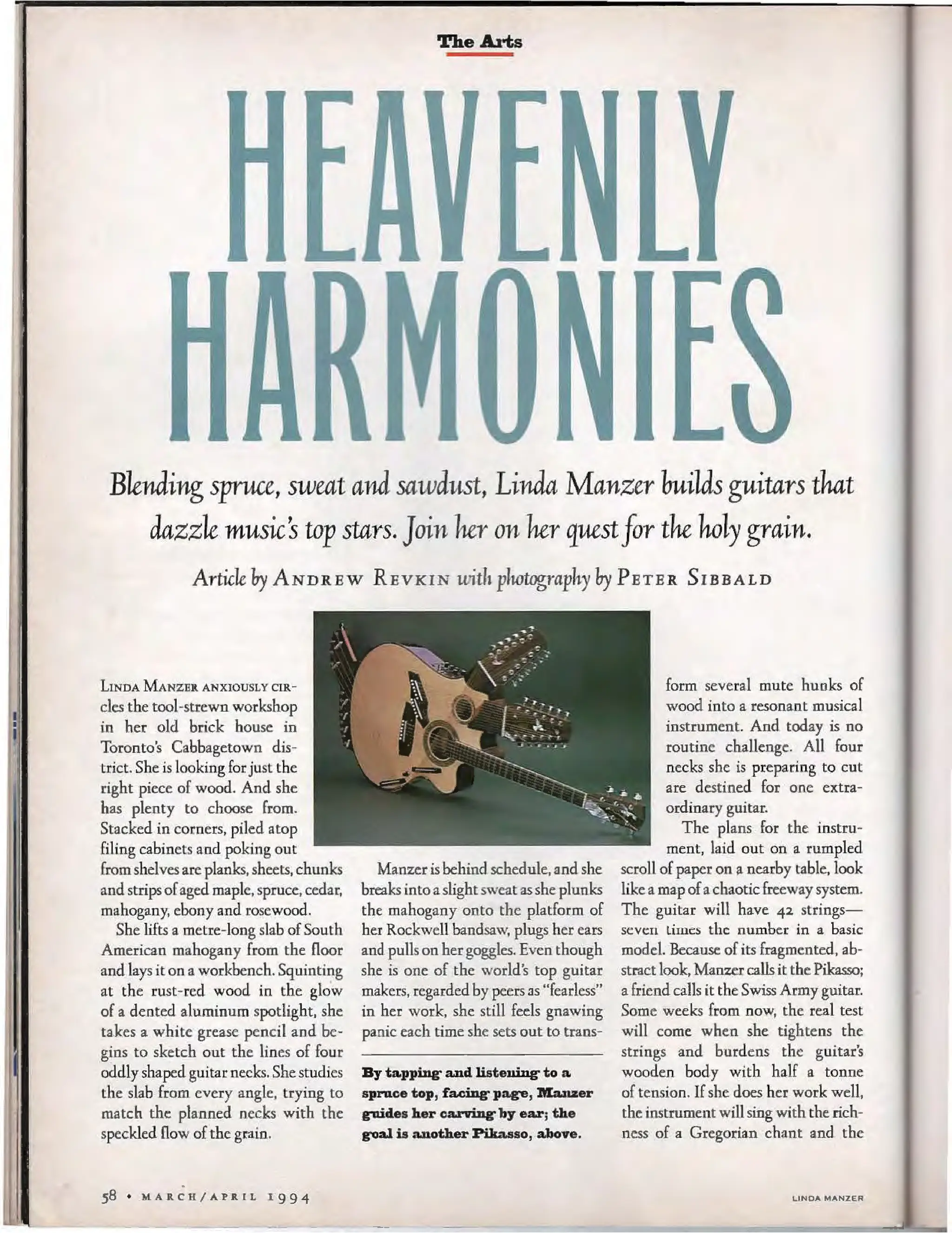 Meet the Masterful Guitar Maker Linda Manzer | PDF
