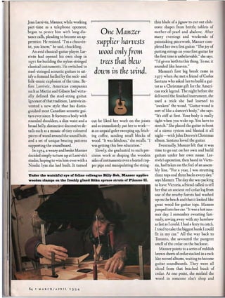 Meet the Masterful Guitar Maker Linda Manzer | PDF