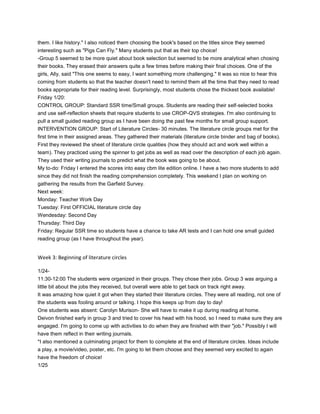 Manzone h read6407_penzu journal entries | DOCX | Educational Assessment | Education