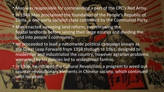 Mao | PPT | Politics