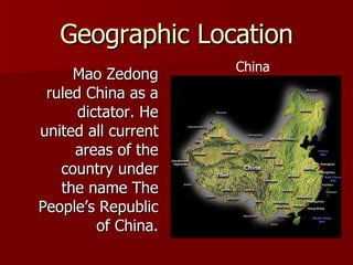 China under Mao Zedong | PPT