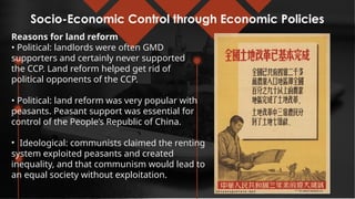 Mao Consolidation of Power in Modern Communist China | PPT
