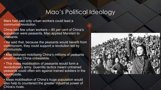 Mao Consolidation of Power in Modern Communist China | PPT