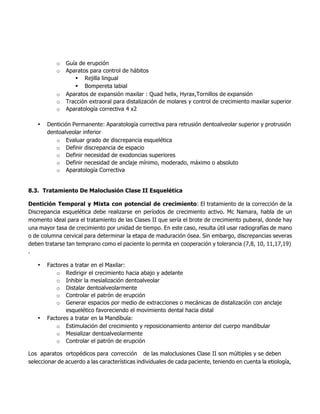 GUIA DE ATENCIÓN EN MALOCLUSIONES CLASE II | PDF