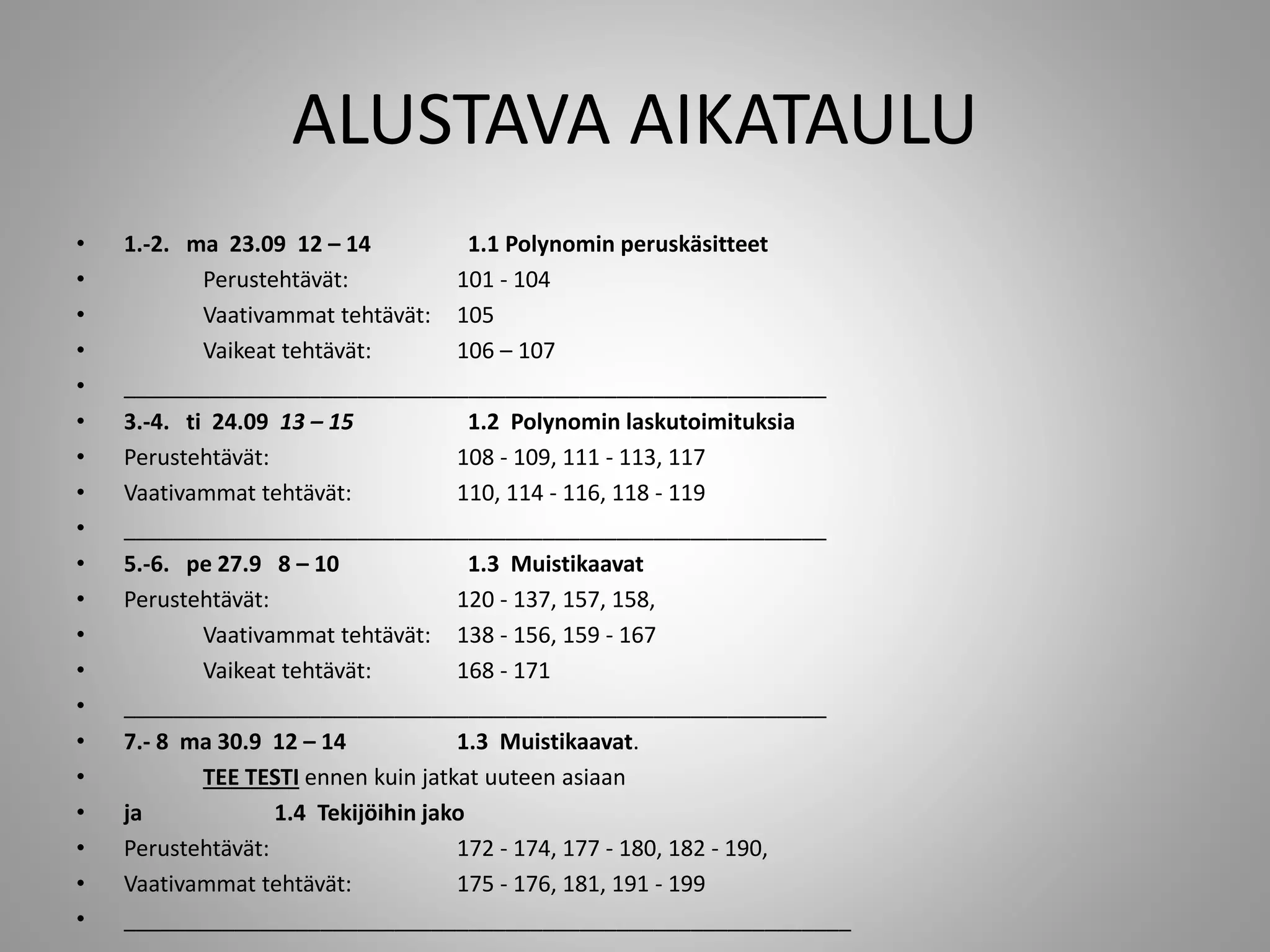 Maol päivien esitys 2013 lopullinen | PPTX