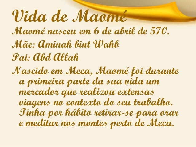 A Vida de Maomé