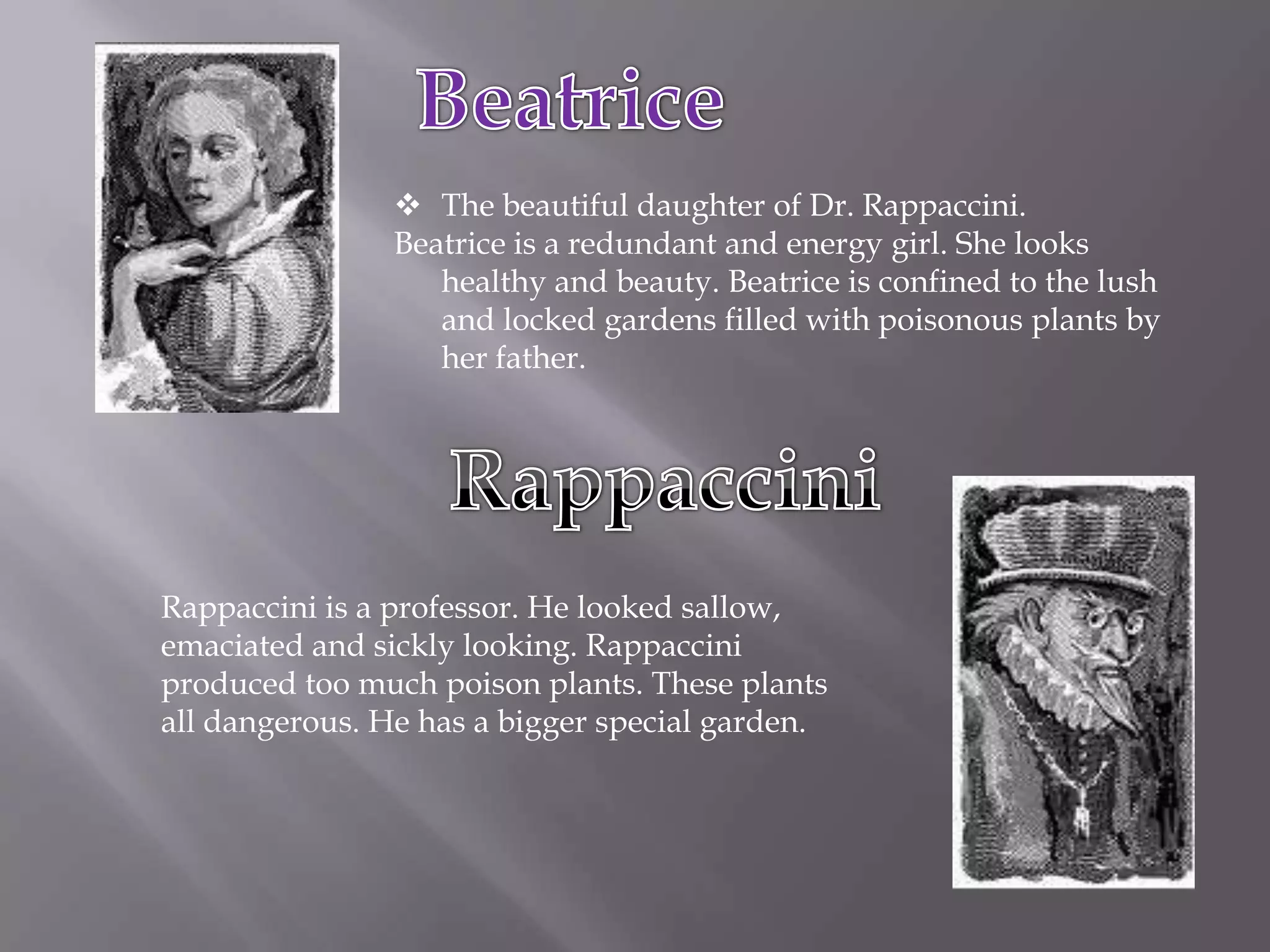 Rappaccini's daughter | PPT