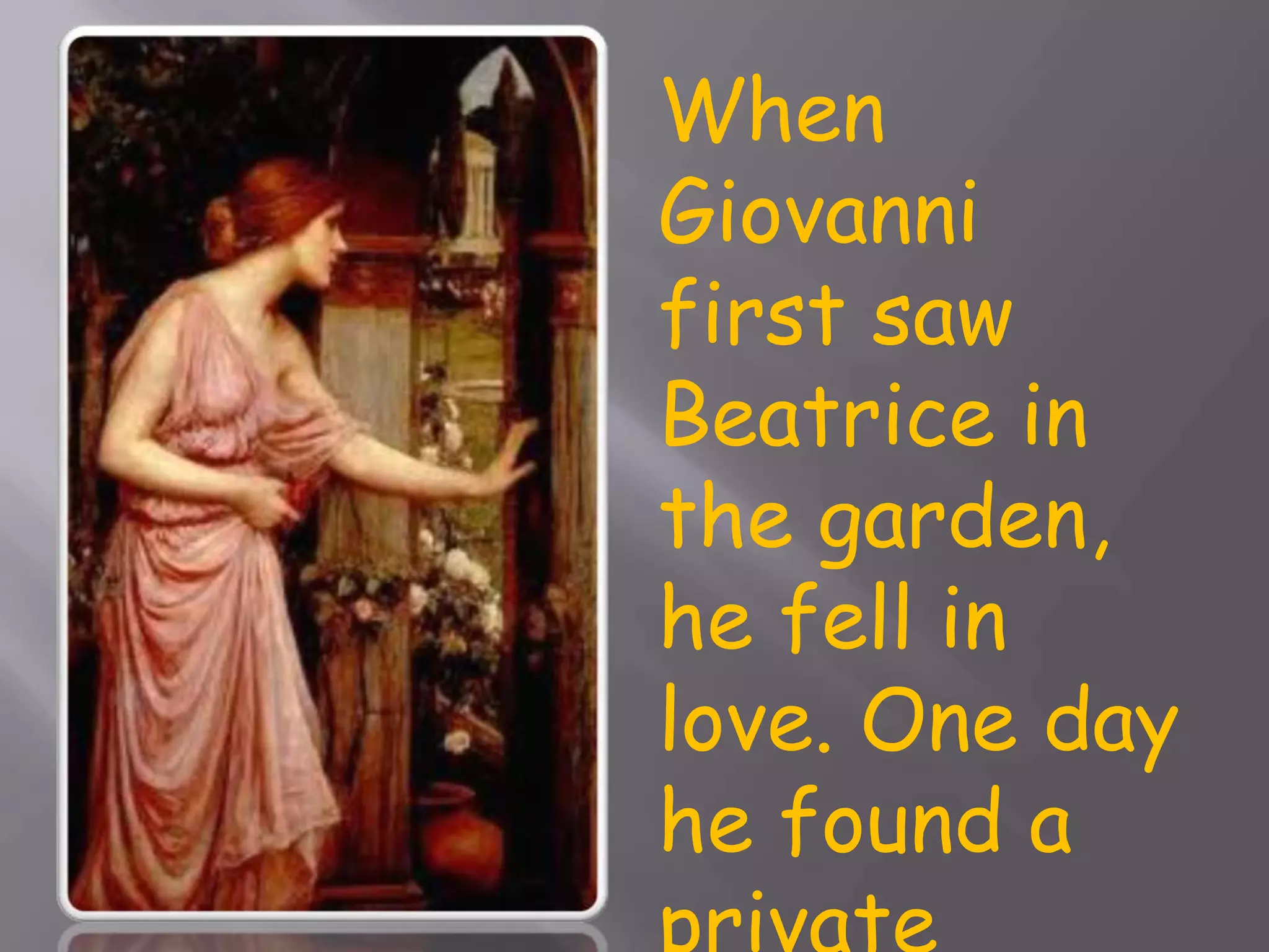 Rappaccini's daughter | PPT