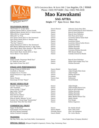 Mao resume Jan 2020 | PDF