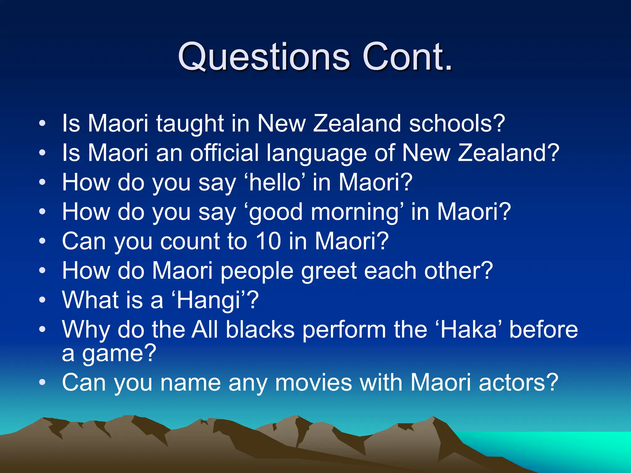 maori culture.pptx. This powerpoint is about the people in NZ | PPTX