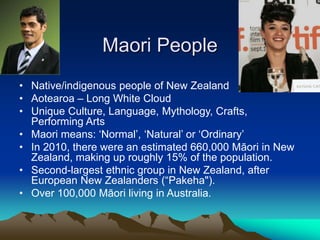 maori culture.pptx. This powerpoint is about the people in NZ | PPTX