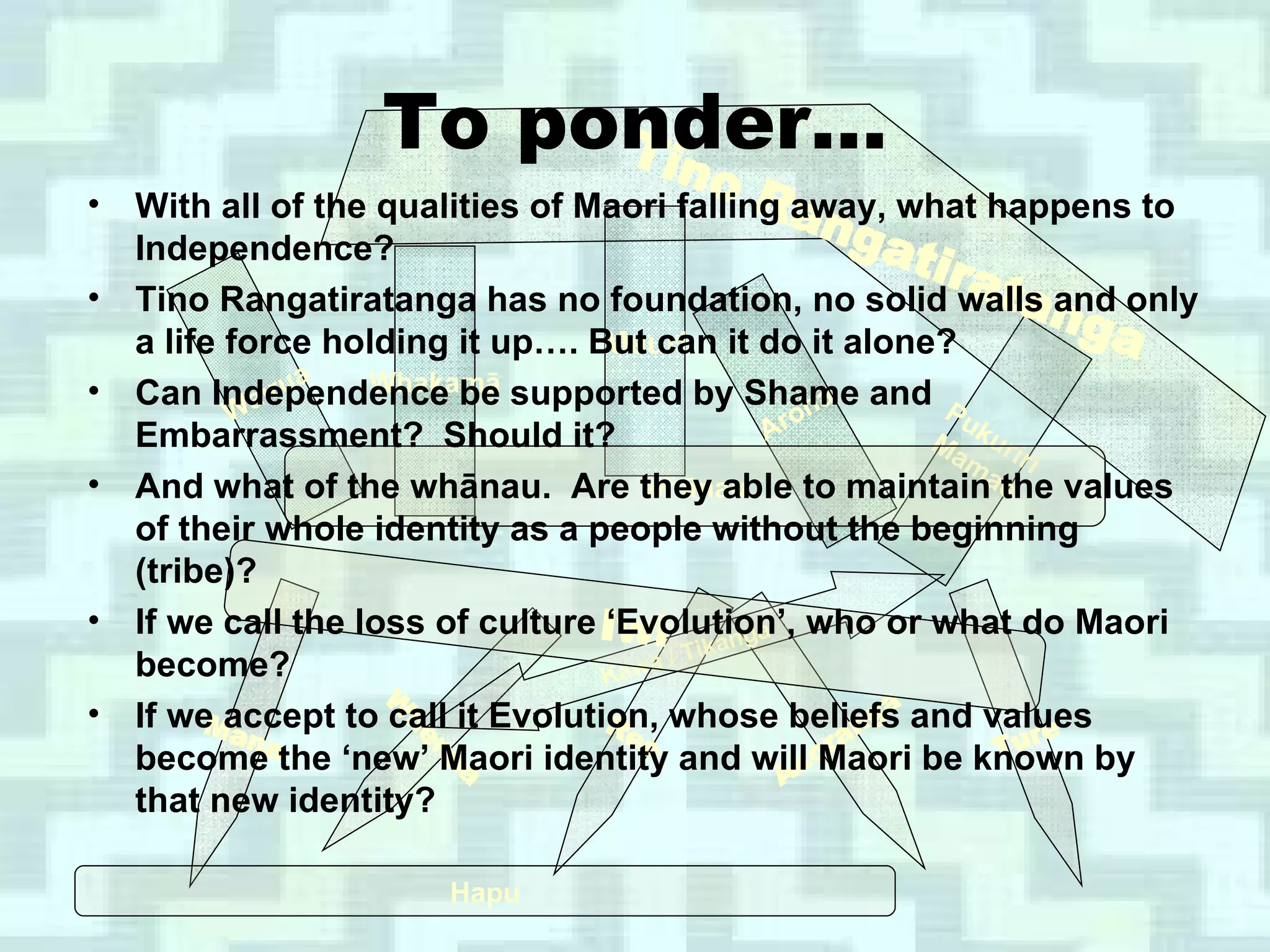 Maori Identity | PPT