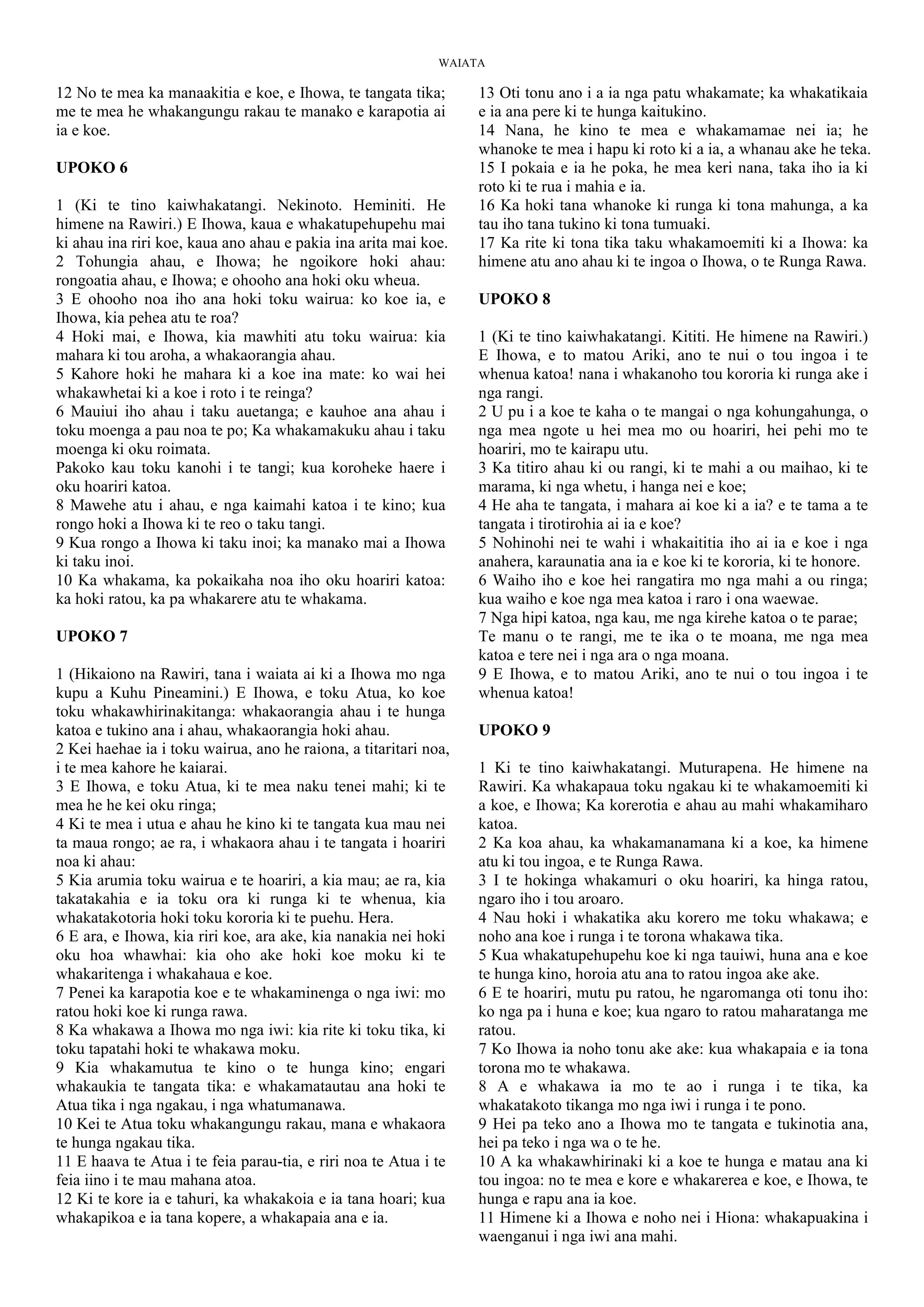 Maori - The Book of Psalms - Google Cloud Translation.pdf