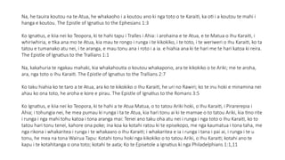 Maori - The Precious Blood of Jesus Christ (Te Toto utu nui o Ihu ...