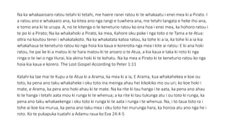 Maori - The Precious Blood of Jesus Christ (Te Toto utu nui o Ihu ...