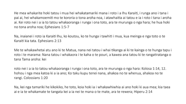 Maori - The Precious Blood of Jesus Christ (Te Toto utu nui o Ihu ...