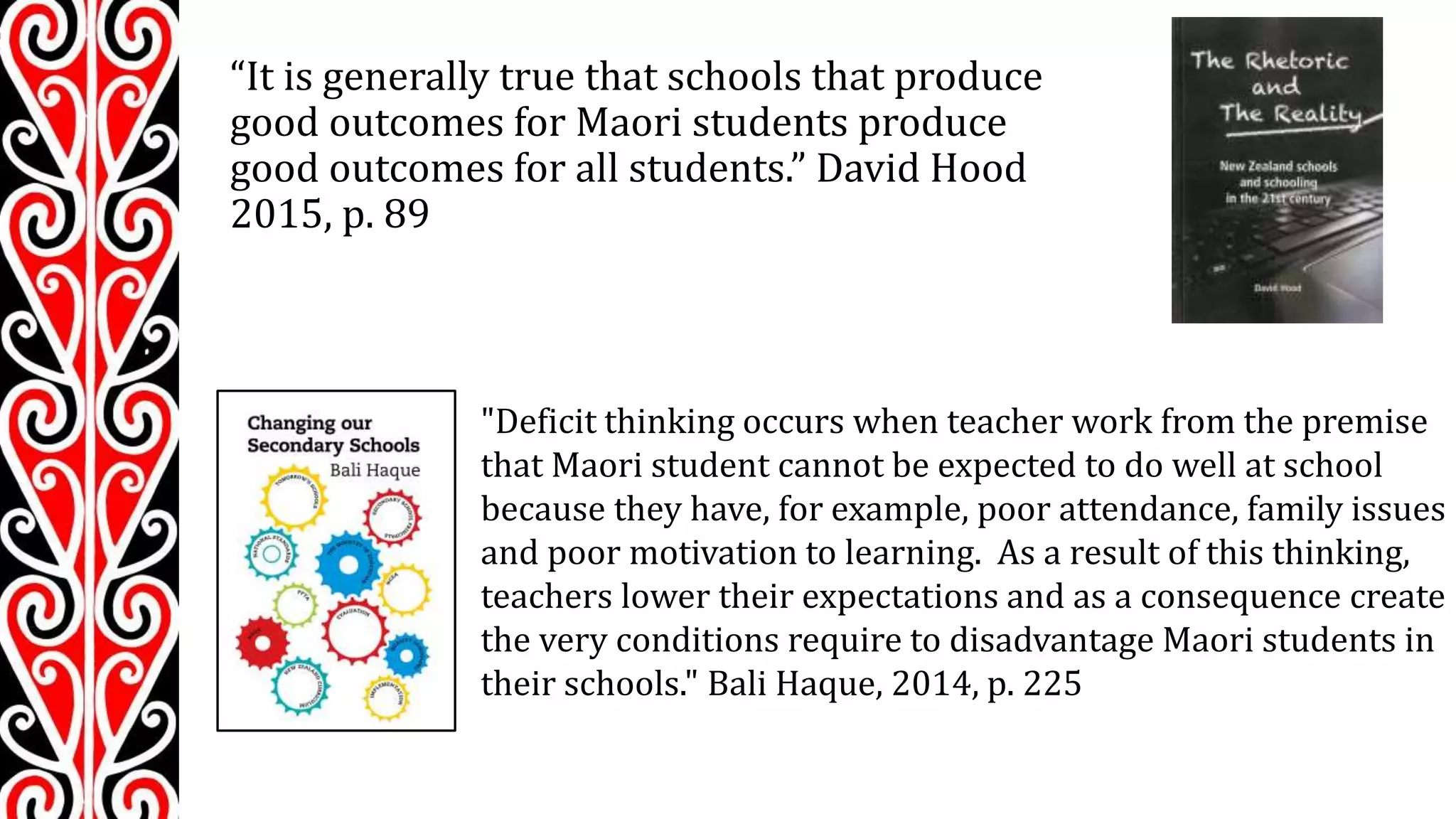 Maori achieving as maori | PPTX