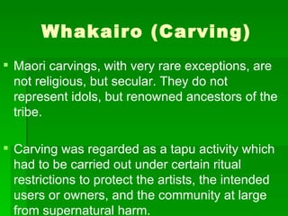 Maori Art And Architecture | PPT