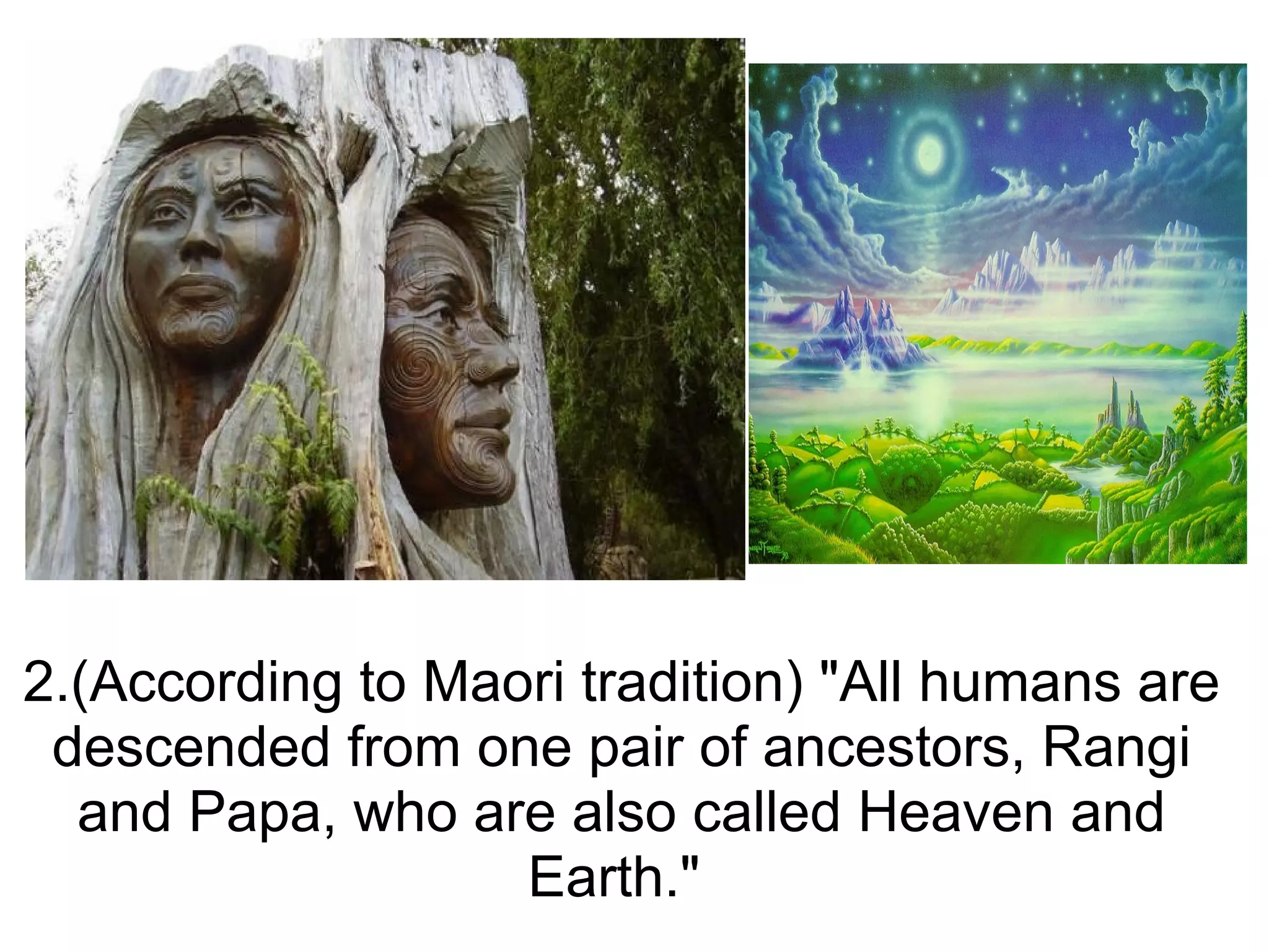 Maori creation story | PPT