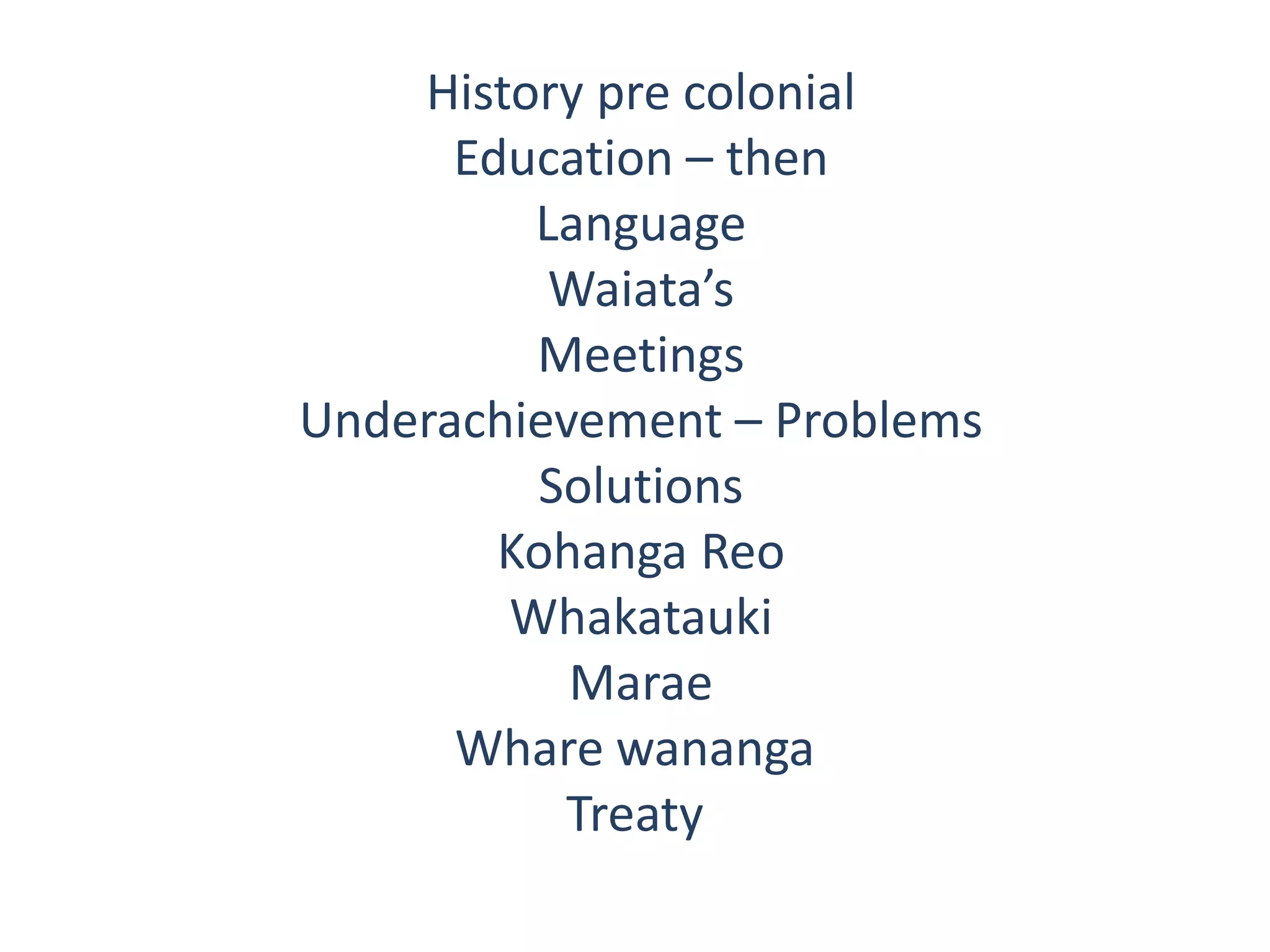 Maori Education | PPTX