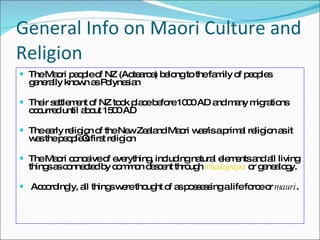 Maori Presentation Intro | PPT