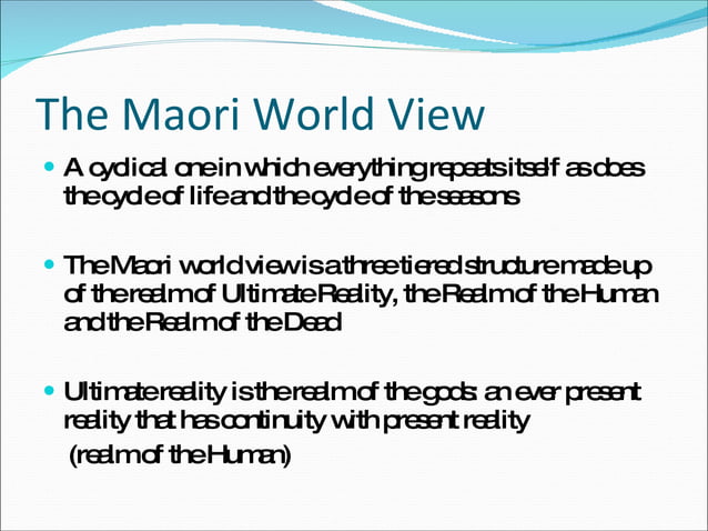 Maori Presentation Intro | PPT