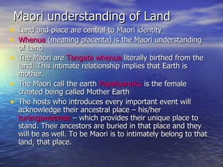 Maori Relationship To Land | PPT