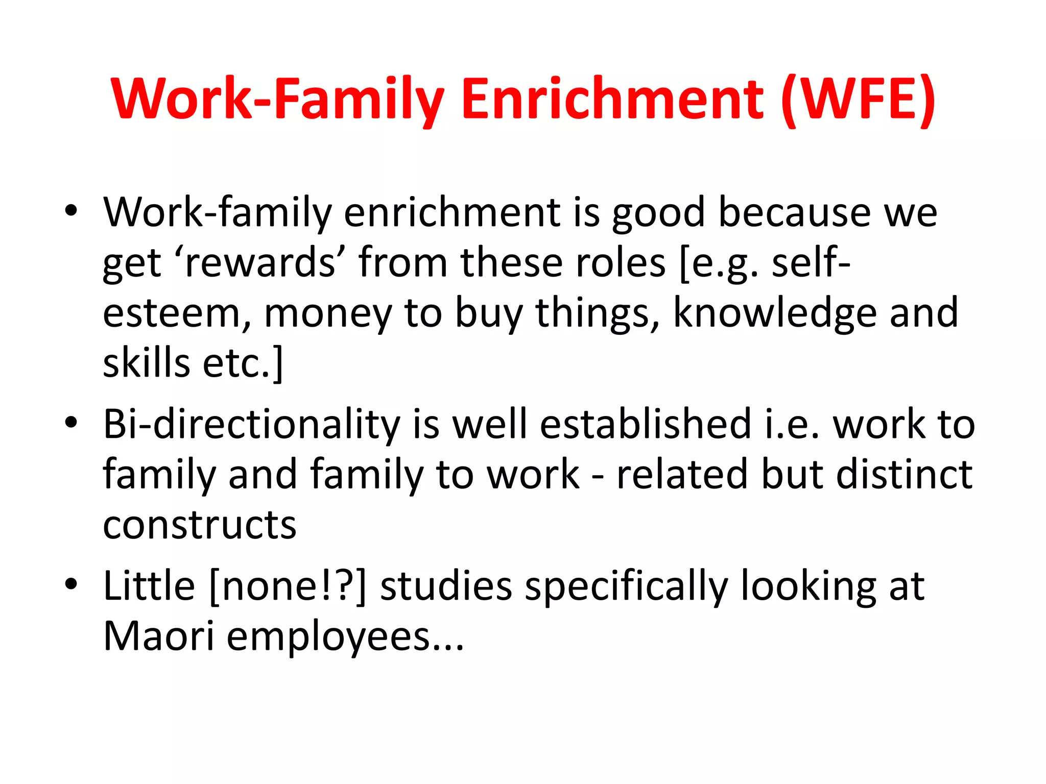 Maori, wfe, wellbeing & collectivism, Jarrod Haar | PPTX