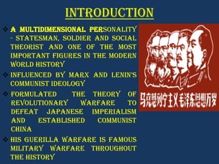 Mao tse tung a transformational leader and his guerilla war | PDF