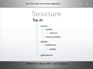 Your First Xulrunner-based application | PPT