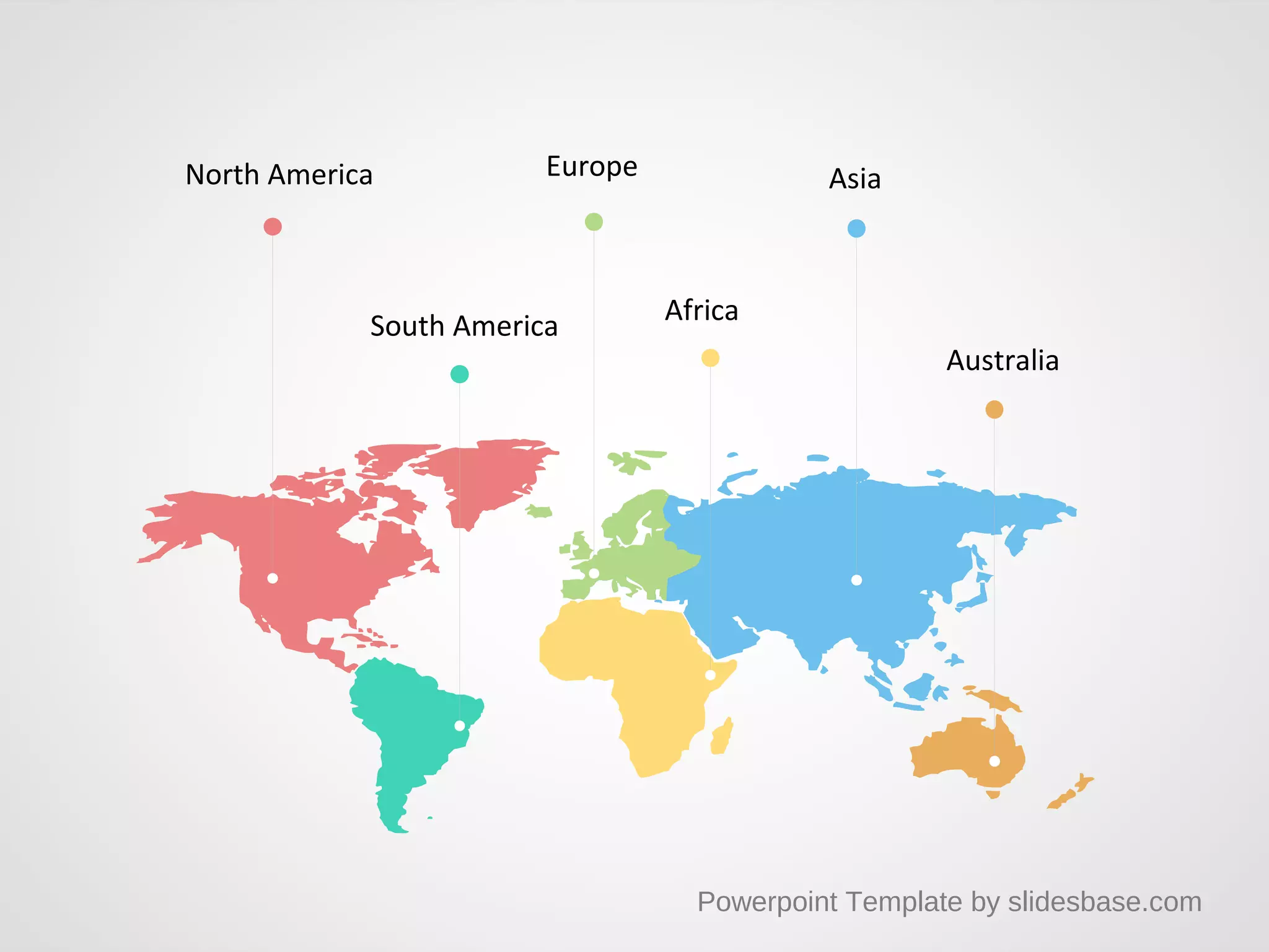 World Map Infographic Powerpoint Template | PPT