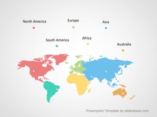 World Map Infographic Powerpoint Template | PPT