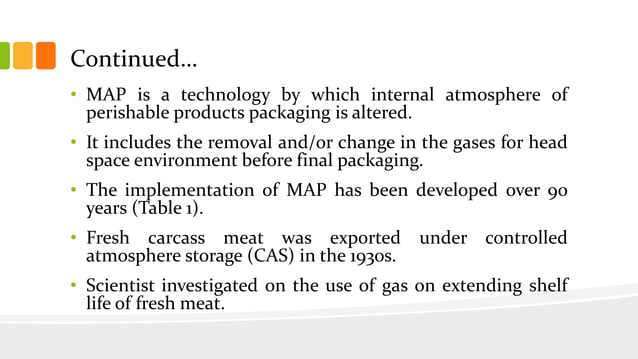 Modified Atmosphere Packaging | PPTX