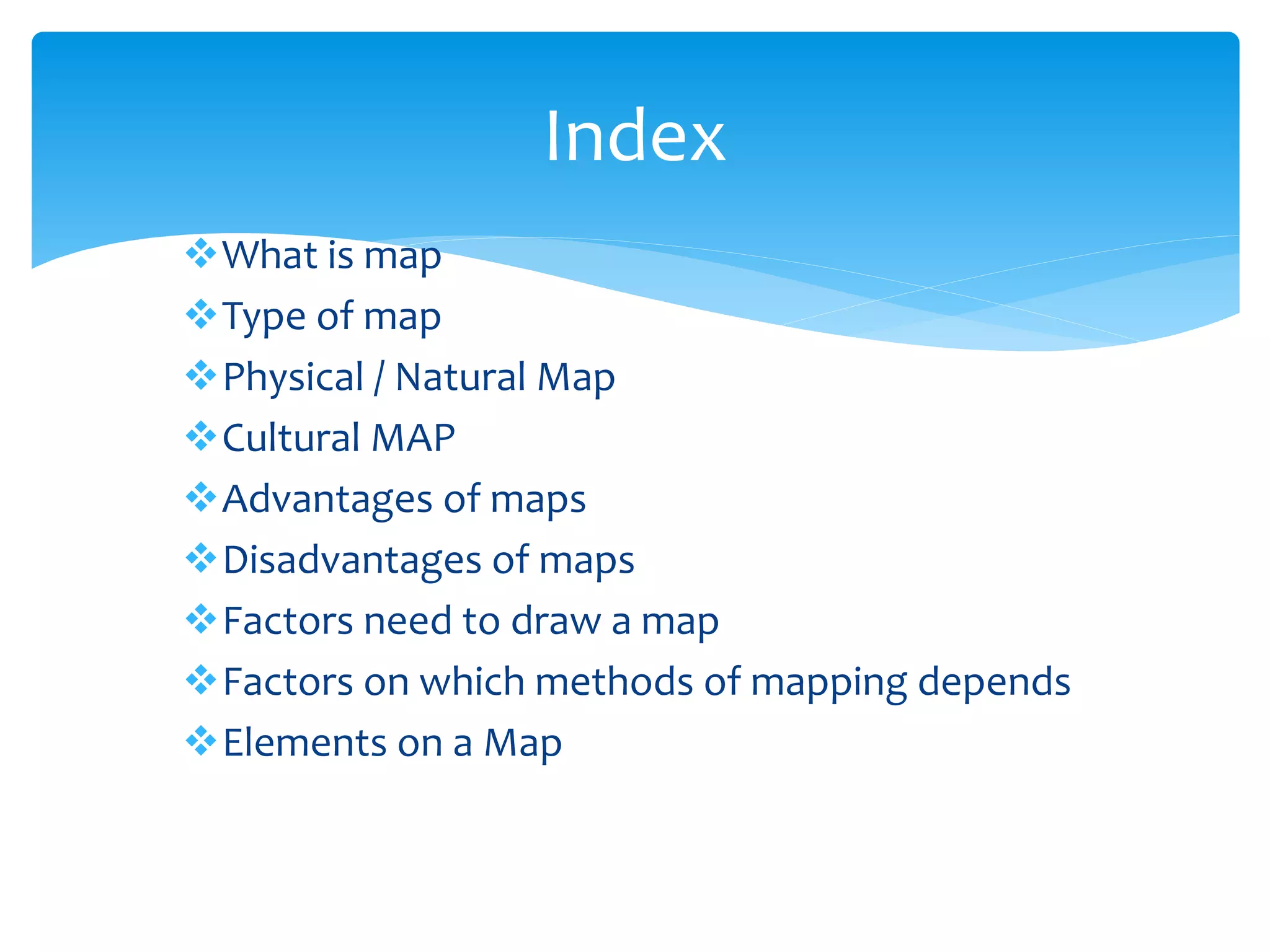 Presantation on Map | PPT