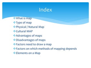 Presantation on Map | PPT | Free Download