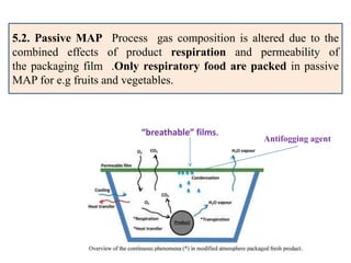 MAP Modified Atmospheric packaging of foods | PPTX