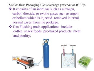 MAP Modified Atmospheric packaging of foods | PPTX