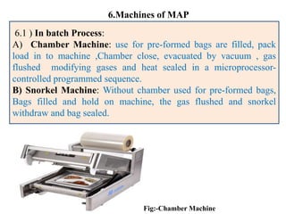 MAP Modified Atmospheric packaging of foods | PPTX